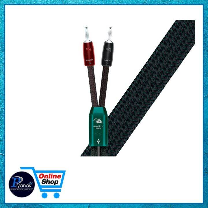 AUDIOQUEST :ROBIN HOOD ZERO (8FT) Speaker Cable (Package) /Piyanas Electric/ Piyanas (ปิยะนัส ...