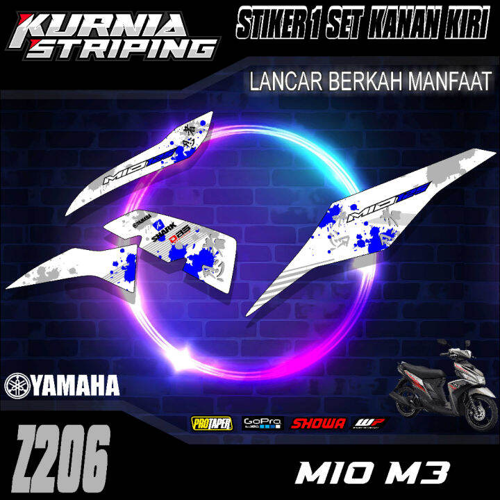 Stiker Mio M3/Z Decal Striping Standar keren Mio M3/Z Premium Racing ...