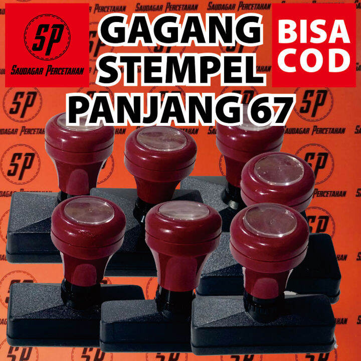 Gagang Stempel Flash / Otomatis PANJANG 67 | Lazada Indonesia