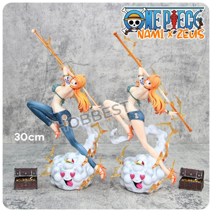 Action Figure ONE PIECE : NAMI x ZEUS - Miniatur Pajangan Strawhat ...