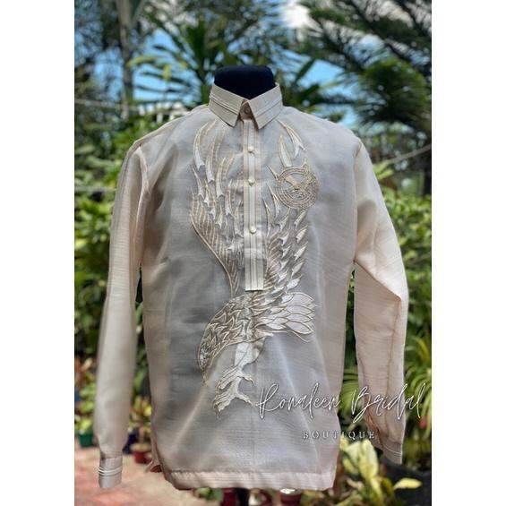 [Pre-Order] EAGLE big Barong Tagalog for Men (Pinya Organsa) | Lazada PH