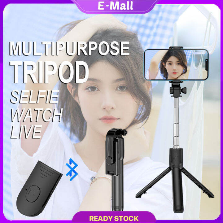 3in1 Bluetooth 360° Rotate Selfie Stick Monopod Tripod Remote Control