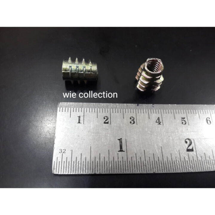 10 Pcs MUR NANAS M6X13 / MUR TANAM KAYU / BAUT KNOCKDOWN 6 mm | Lazada ...