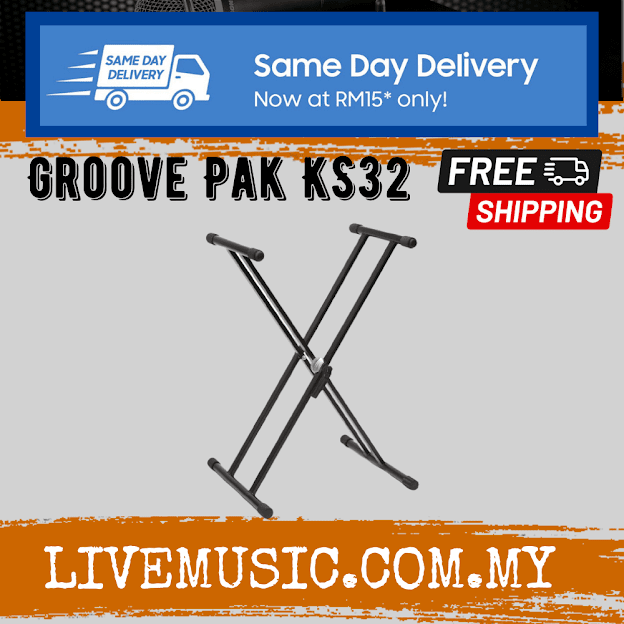 SAMSON GROOVE PAK KS32 KEYBOARD STAND ( KS 32 / KS-32 ) | Lazada