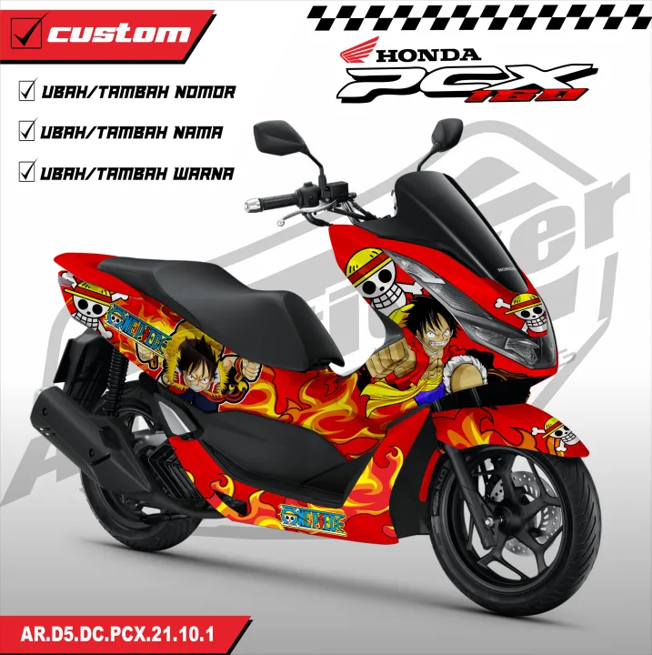 Decal Sticker Honda PCX 160 2021 - Stiker Dekal Fullbody PCX NEW 160 ...