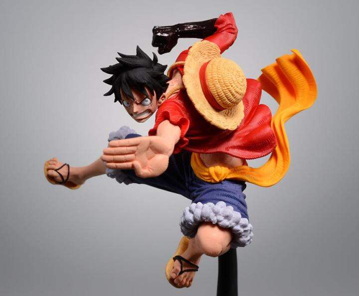 FIGURE ONE PIECE MONKEY D LUFFY FLYING KICK #37430 | Lazada PH