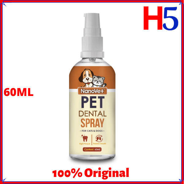 NANOVET Pet Dental Mouth Spray 60ML for Cat and Dog | Lazada