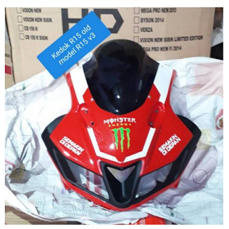 Kedok R15 v2 v1 model New R15 V3 Tameng R15 Headlamp R15 old Topeng R15 ...