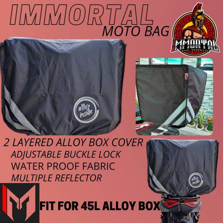 IMMORTAL MOTO BAG TOP BOX COVER/FIT FOR 45L ALLOY BOX/2 LAYERED ALLOY ...