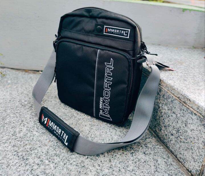 Sling Bag by Immortal Motobag (Classic Black) | Lazada PH