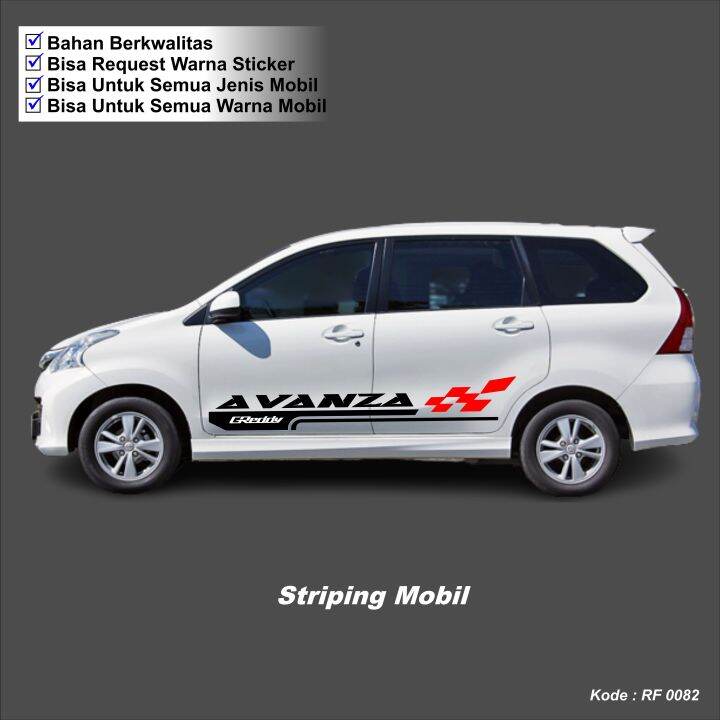 Stiker Avanza Stiker Mobil Avanza Stiker Cutting Avanza Stiker Motif ...