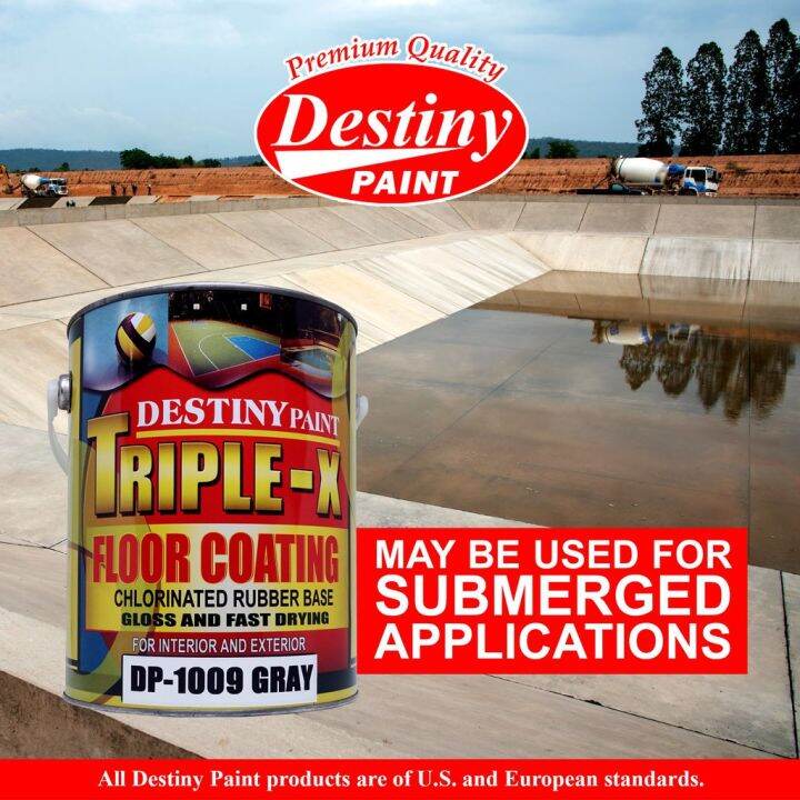 Destiny Triple X 4L Chlorinated rubber-based durable | Lazada PH