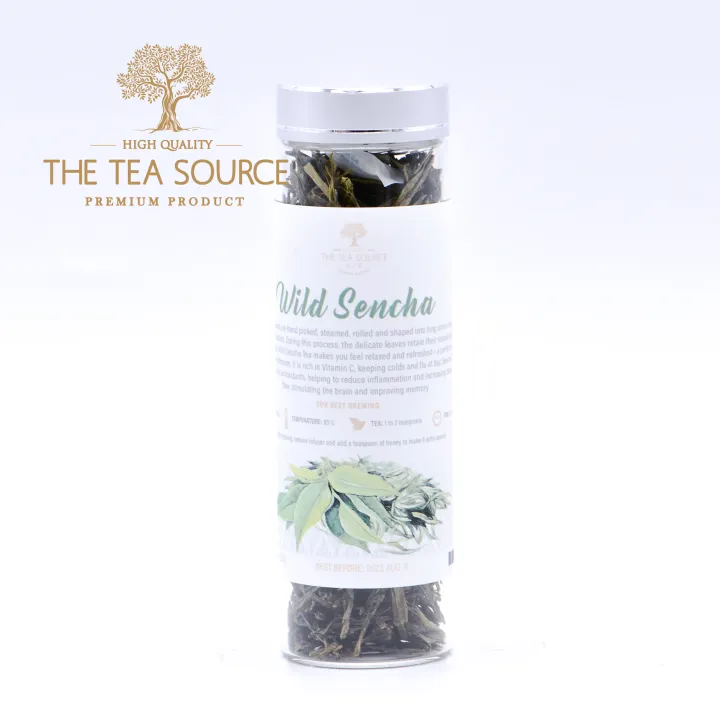 Wild Sencha Green Tea in Glass Bottle 35g Tea Source MNL | Lazada PH