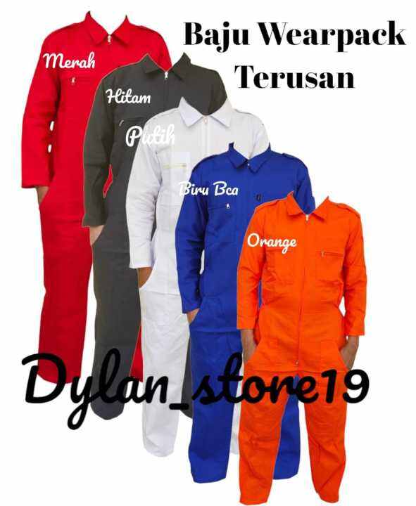 wearpack katelpak/coveral safety seragam kerja proyek | Lazada Indonesia