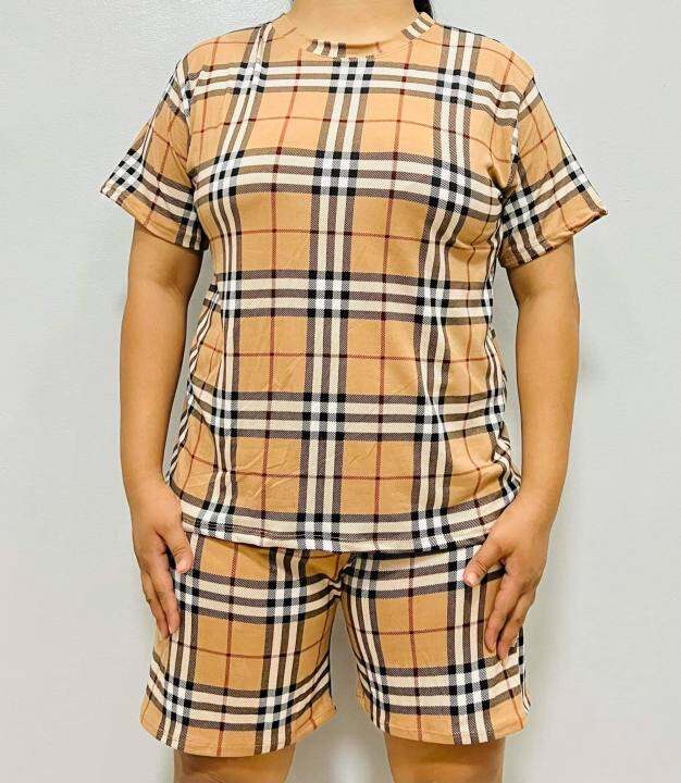 COMBI TERNO CHECKERED FOR WOMEN PANGBAHAY FIT UP TO XL | Lazada PH