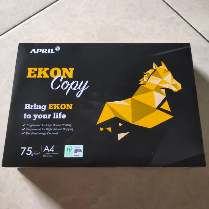 Kertas HVS A4 75gr EKON / PPLITE / PP LITE 1 RIM | Lazada Indonesia