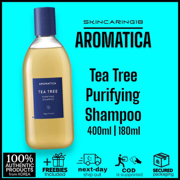 AROMATICA Tea Tree Purifying Shampoo 400ml | 180mk by SkinCaring18 ...