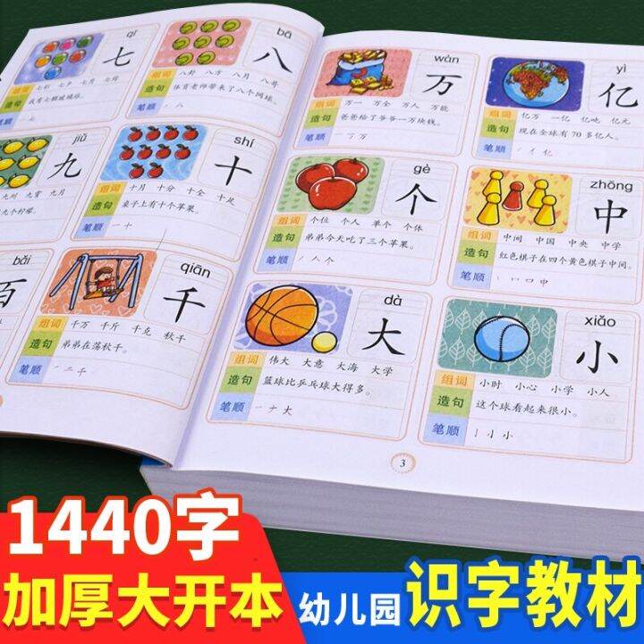 1440 Words Chinese Books Learn Chinese First Grade Teaching Material ...