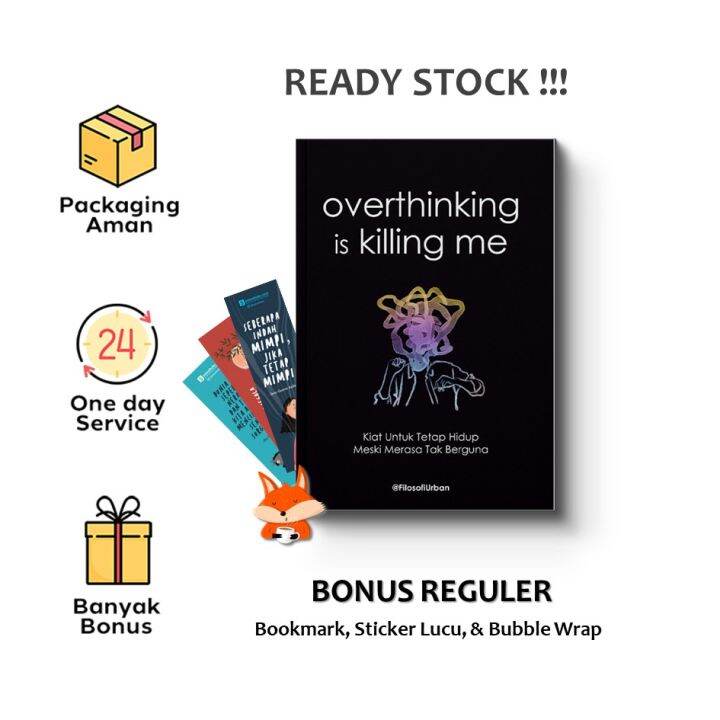 Buku Overthinking is Killing Me (Vice Versa Books) | Lazada Indonesia