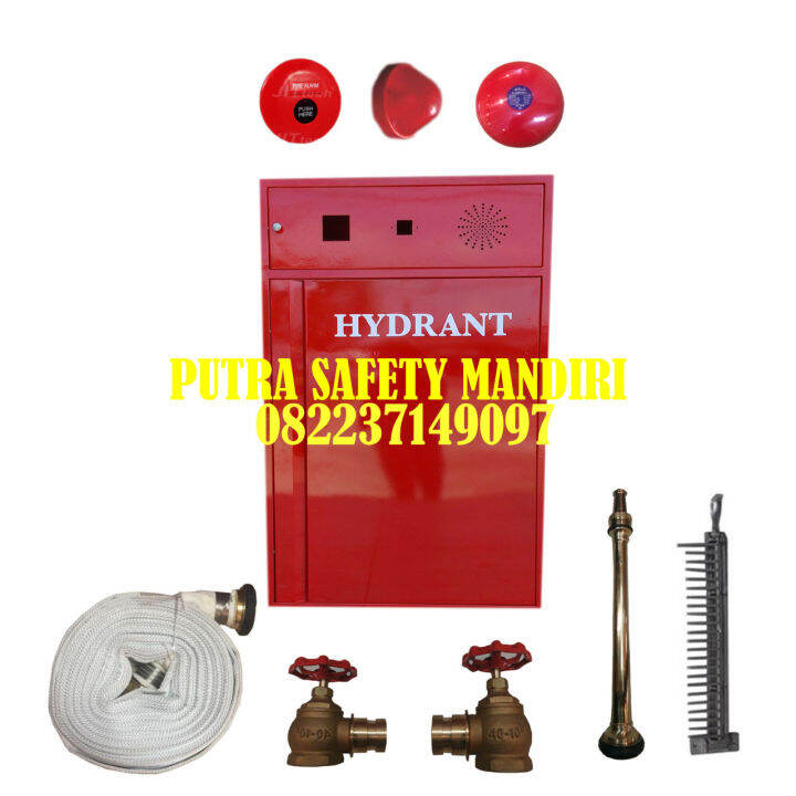FULLSET INDOOR HYDRANT BOX TYPE B + ISI SLOT FIRE ALARM DAN ALAT PEMADAM KEBAKARAN LENGKAP HARGA ...