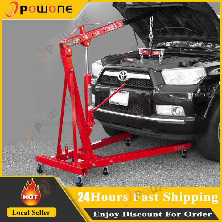 Fixed/folding hydraulic engine small crane Hanger Portable engine ...