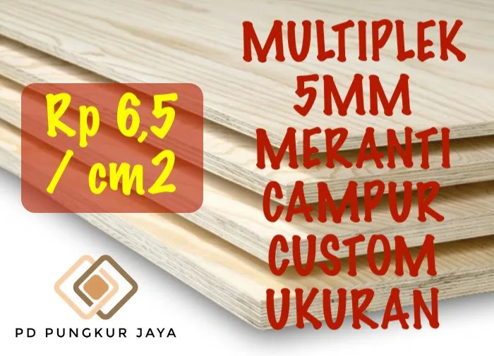 TRIPLEK / MULTIPLEK 5MM MERANTI CAMPUR UKURAN CUSTOM | Lazada Indonesia