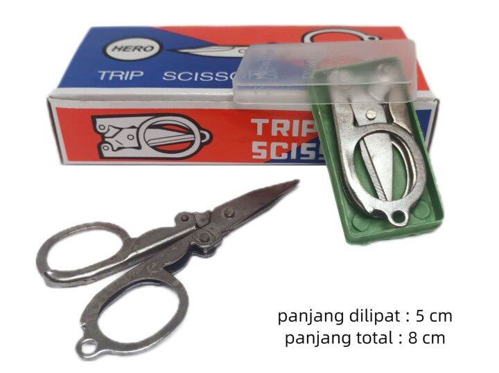 gunting lipat stainless kecil mini portable ibu hamil tajam dan bisa ...