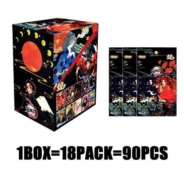 Japanese Anime demon slayer Collections rare Card box Kimetsu No Yaiba ...
