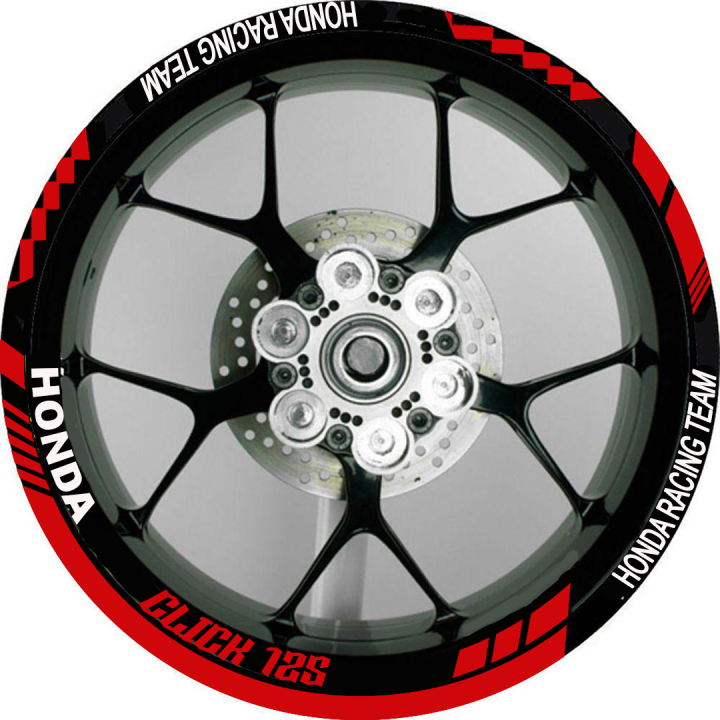 HONDA click 125 mags decals (SET GOOD FOR 2 MAGS BOTH SIDES FRONT AND ...