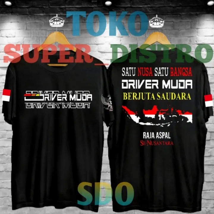 BAJU KAOS DRIVER SATU BANGSA | Lazada Indonesia
