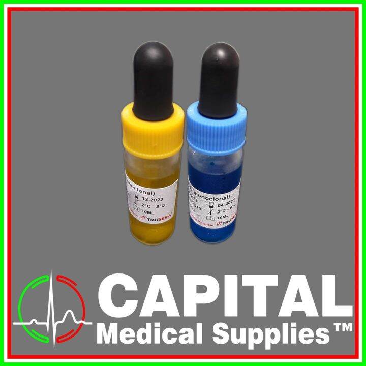 Medical supplies Blood Typing Sera Anti A B Monoclonal ABO Blood ...