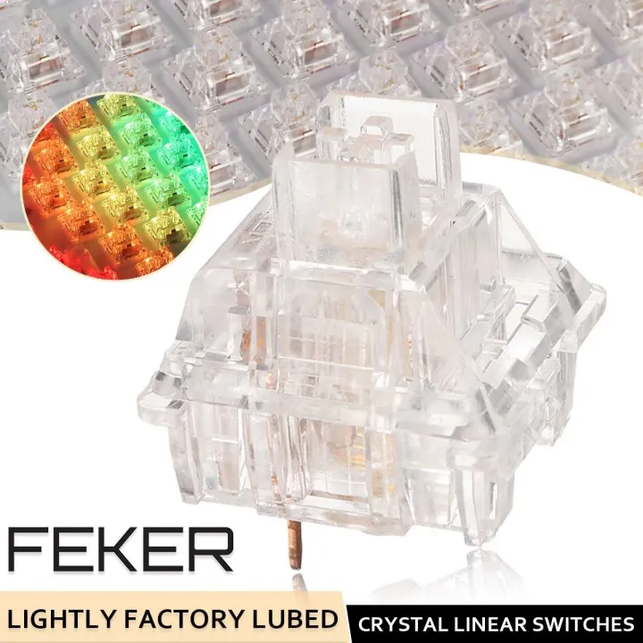 FEKER Mechanical Keyboard Switch 3Pin 62g Clicky Linear Switches ...