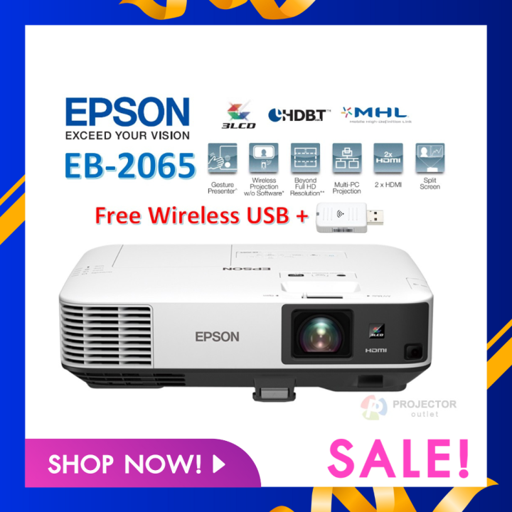 EPSON EB-2065 (5,500 lm / XGA) | Lazada.co.th