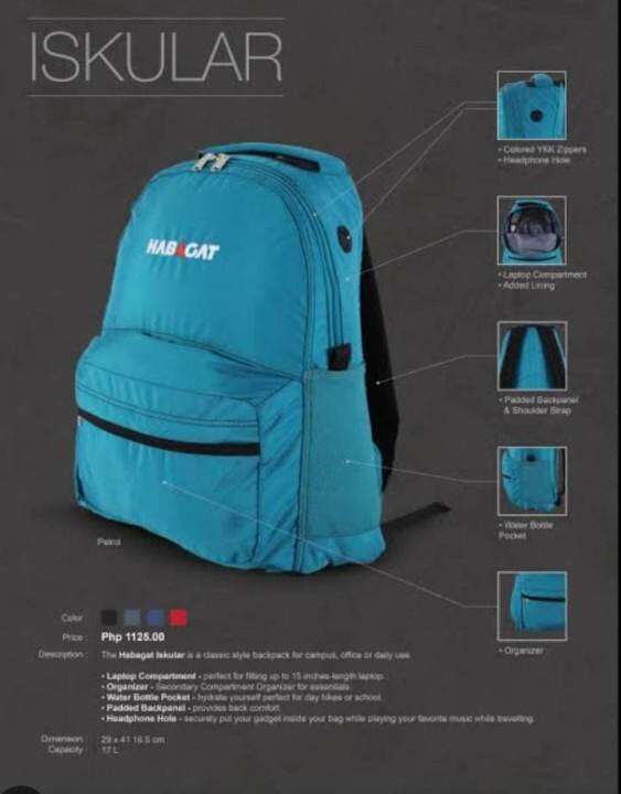 Habagat iskular Backpack | Lazada PH
