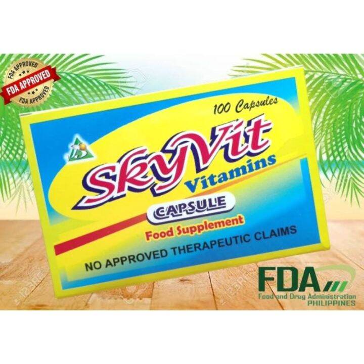 SKYVIT Multivitamins 100 Capsules | Lazada PH