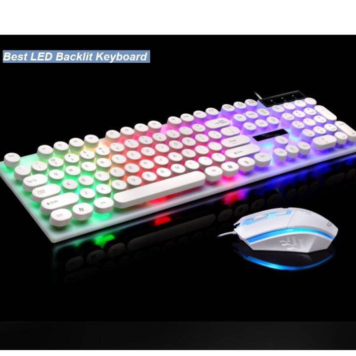 KEYBOARD LED Backlit Keyboard Luminous Color Gaming Keyboard Gaming ...