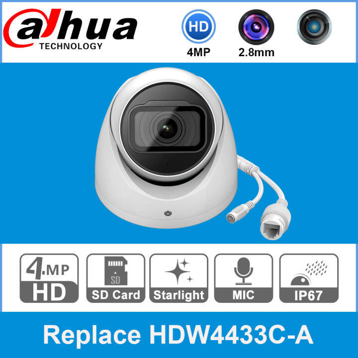 Dahua 6MP IP Camera 4MP POE IR Built-in Microphone Security Camera CC ...