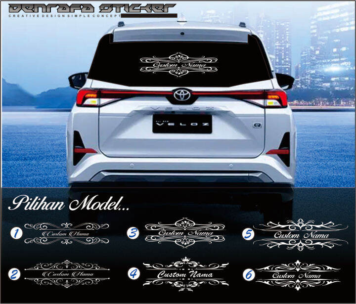 BINGKAI BATIK REQUEST NAMA SENDIRI CUTTING STICKER | Lazada Indonesia