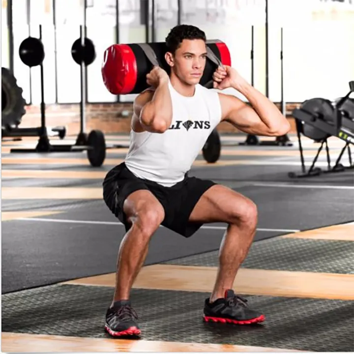 36KG Boxing Power Bag Gym Weights Load Fitness Squat Training Sport ...