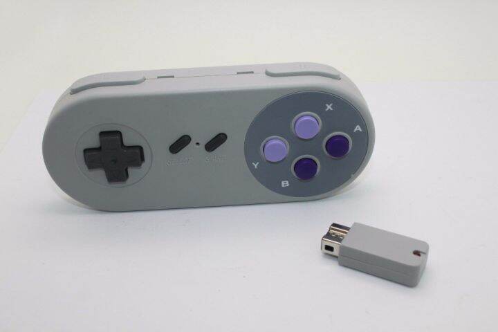 Wireless Controller Joystick Gamepad for Mini Snes Classic Edition 2.4G ...