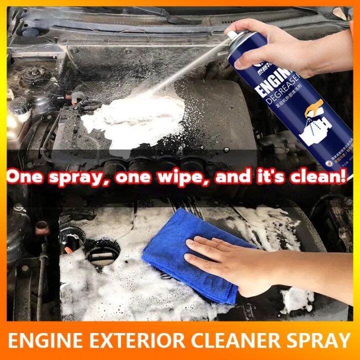 650ml Car Engine Cleaner Spray Remove Oil Stains Car Motorcycle RV ...