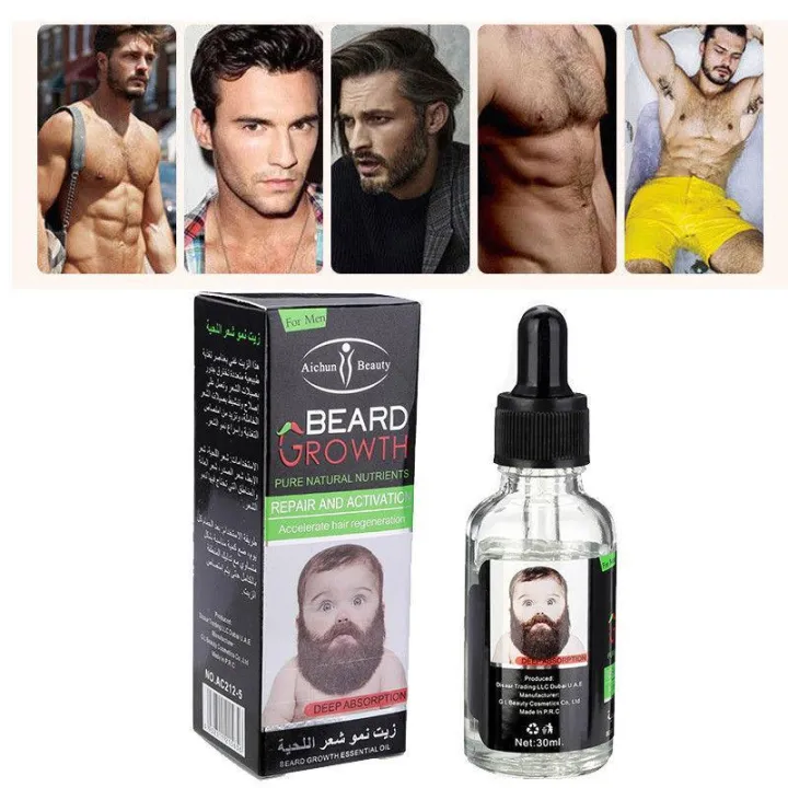 Original Aichun Beauty Beard Growth oil 30ml | Lazada PH