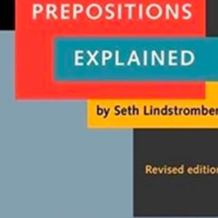 English Prepositions Explained Revised edition English literature books ...