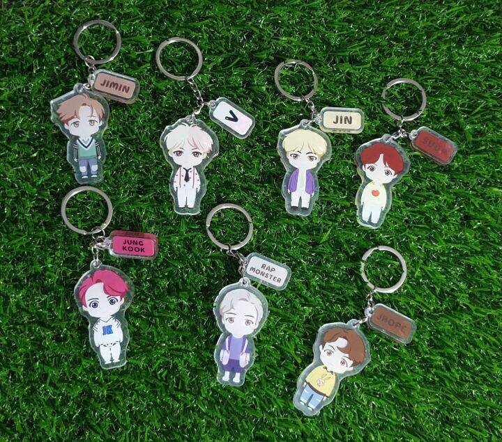 BTS TINYTAN WITH NAMES ACRYLIC KEYCHAIN #KPOP #BANGTAN | Lazada PH