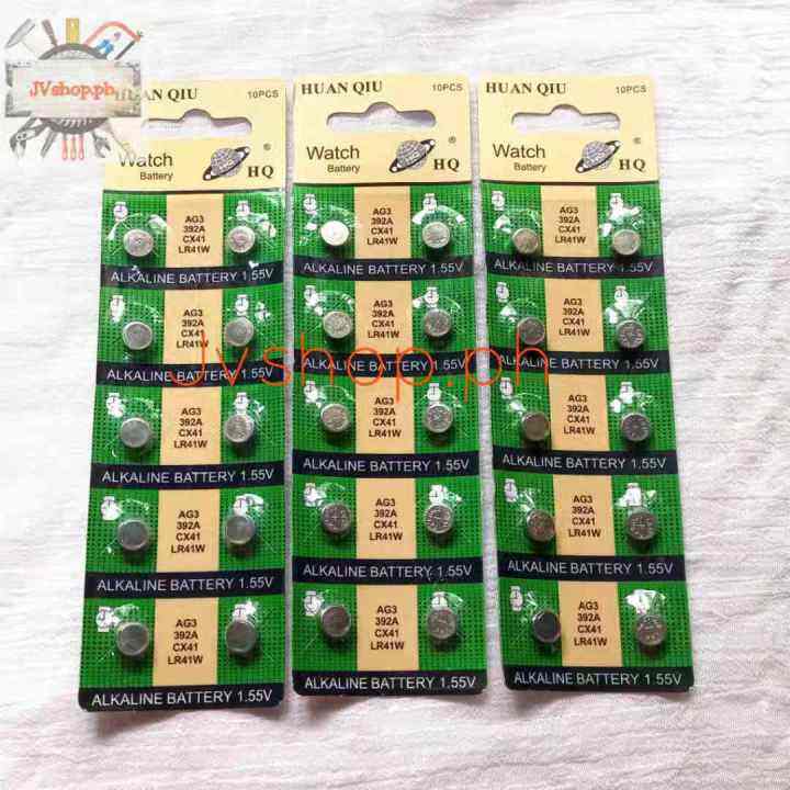 AG3 392A CX41 LR41W Silver Oxide Alkaline Battery | Lazada PH