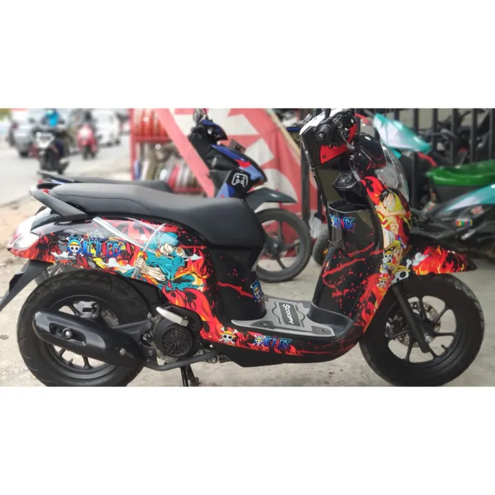 Stiker Scoopy Decal Full Body Scoopy One Piece Roronoa Zoro Motif ...