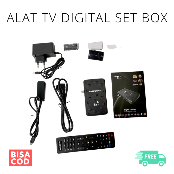 ALAT TV DIGITAL BIEN5 DIGITAL SATELLITE TV TUNER BOX 1080P DVB-T2+S2 ...