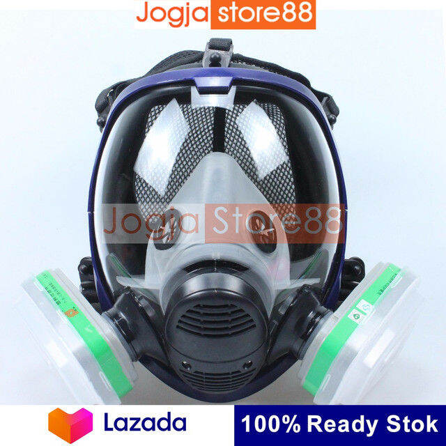 Masker Gas Full Face | Perlindungan Tinggi Katup Pernapasan Dingin ...