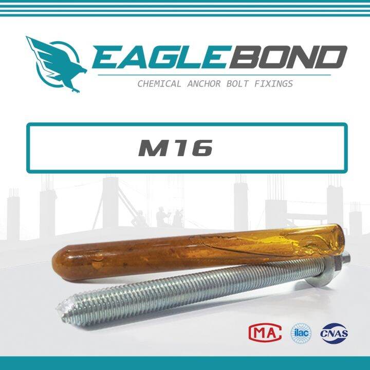 【READY STOCK】 M16 Eagle Bond Chemical BoltsChemical Anchoring Capsule ...