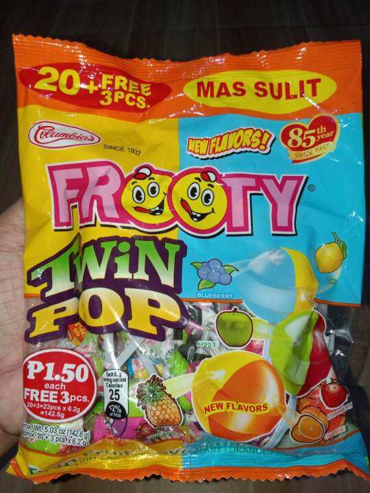 Frooty Twin Pop 20 pcs 142g | Lazada PH
